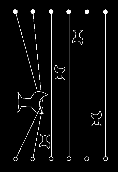 Chalk graffiti street art, Bristol, United Kingdom (UK).